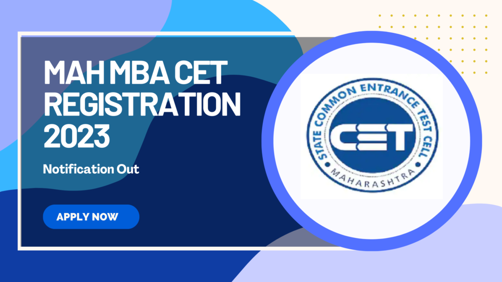 MAH MBA CET Registration 2023